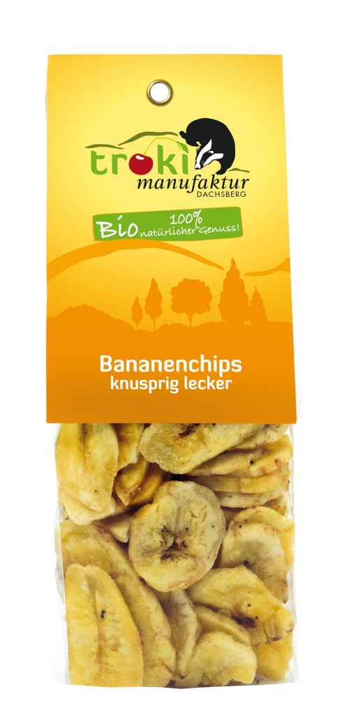 Bananenchips knusprig lecker – Troki Manufaktur